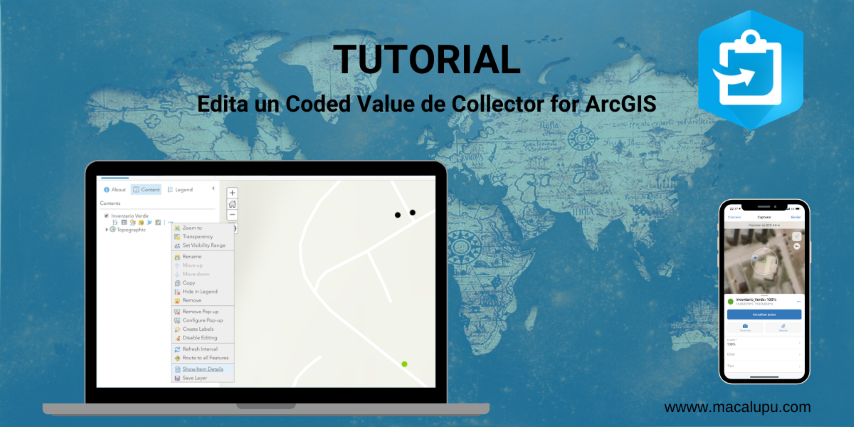 Tutorial: Edita un Coded Value para Collector for ArcGIS