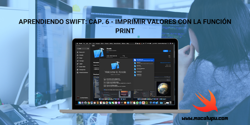 Aprendiendo Swift: Cap. 6 - Imprimir valores con la función print - Jonathan Macalupu